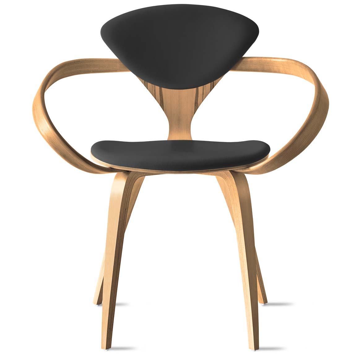 Cherner Armchair – with seat and back pads - the authentic design ...