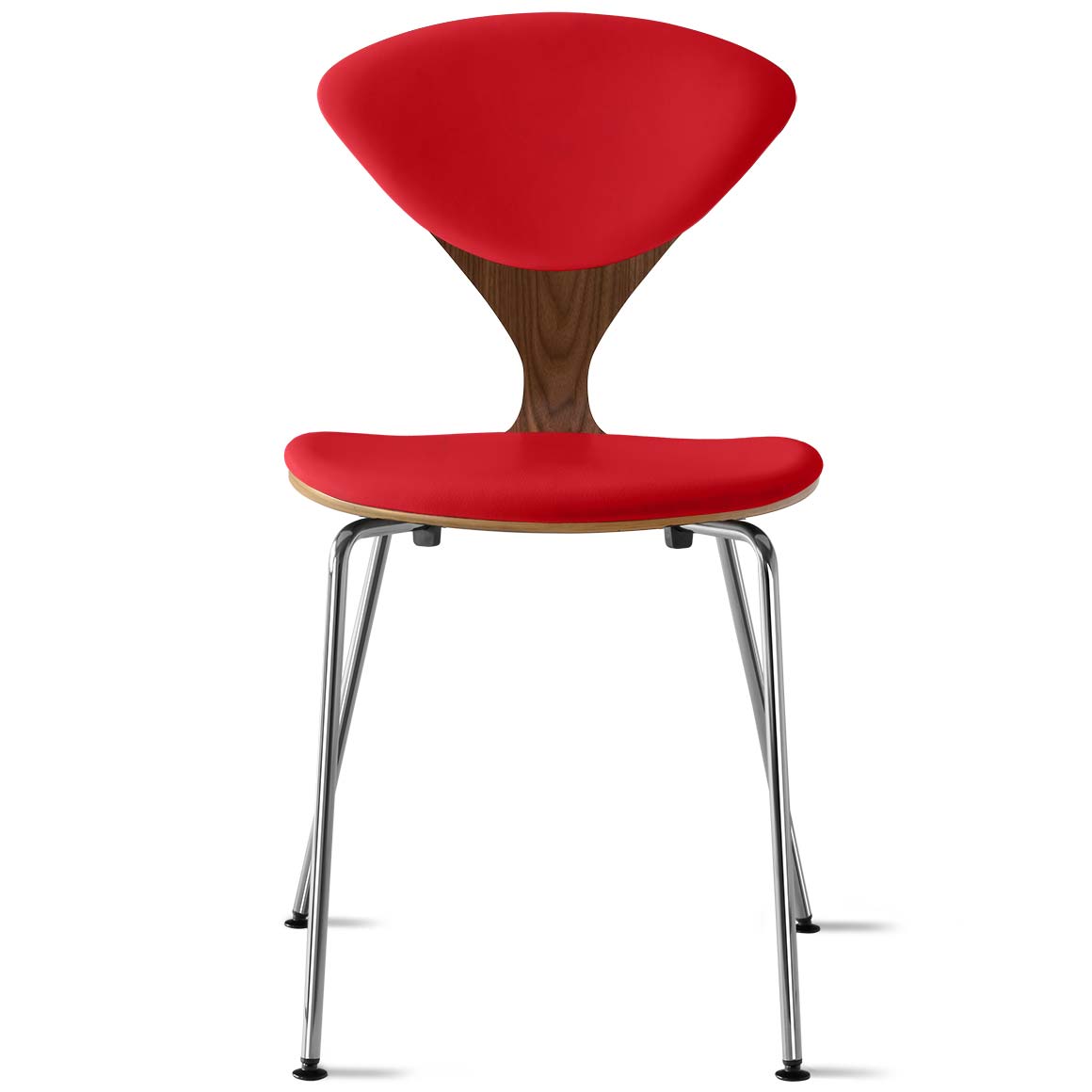 Metal Base Side Chair – with seat and back pads - Norman Cherner 1958 ...